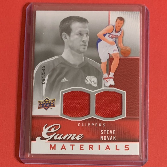 Upper Deck | Toys | Steve Novak Gjsn 2090 Upper Deck Game Materials ...